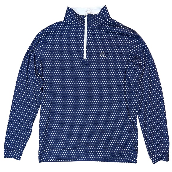 Sweaters | Rhoback The Armstrong Performance Qzip Stars Golf Pullover ...